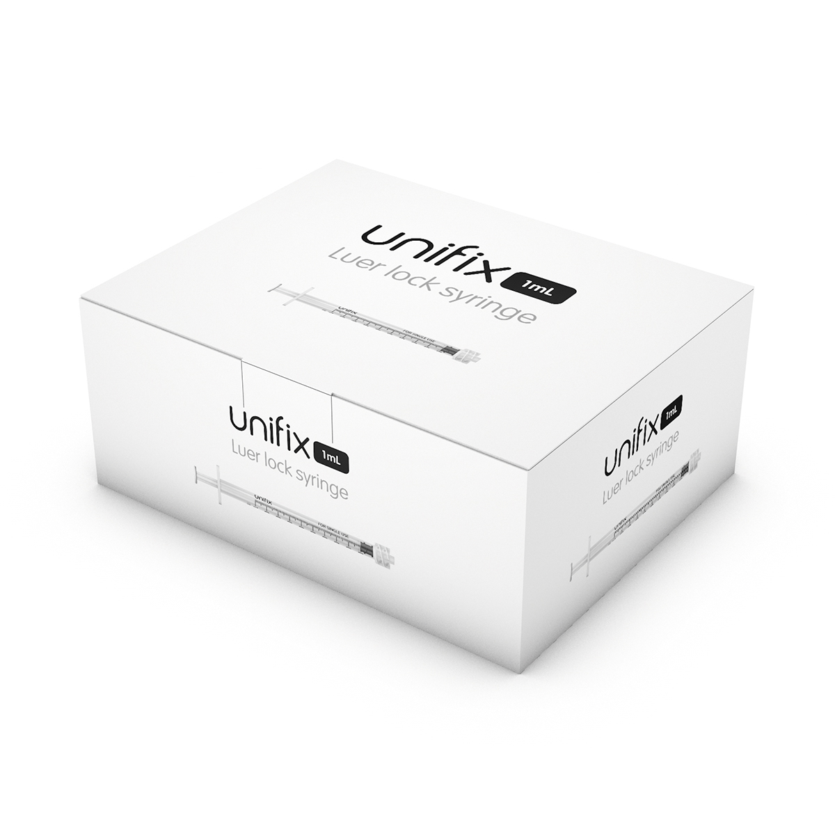 1ml Unifix luer lock syringe - Medbasic