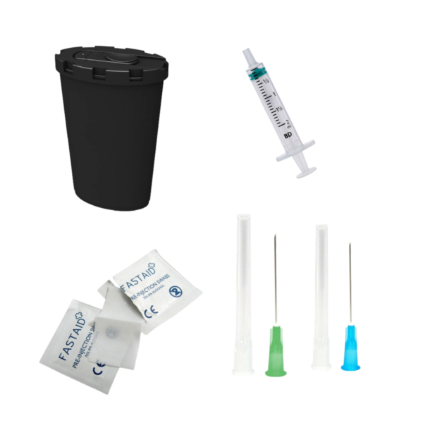 Steroid 21 Week Cycle Kit – Syringes / Needles /Sharps Bin - Medbasic