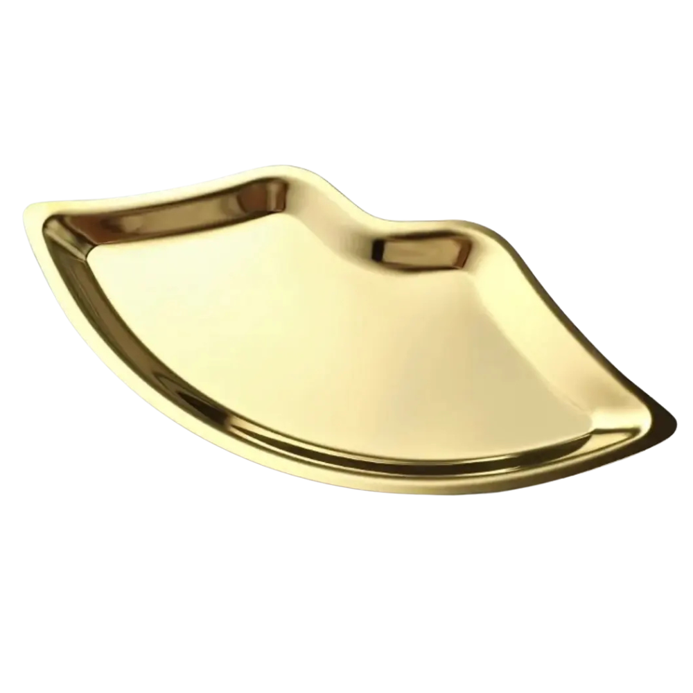 Lip Tray Stainless Steel - Gold - Medbasic
