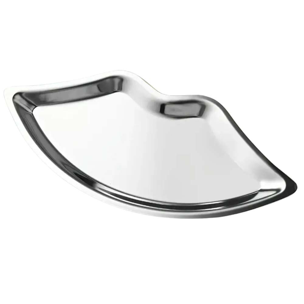 Lip Tray Stainless Steel - Silver - Medbasic